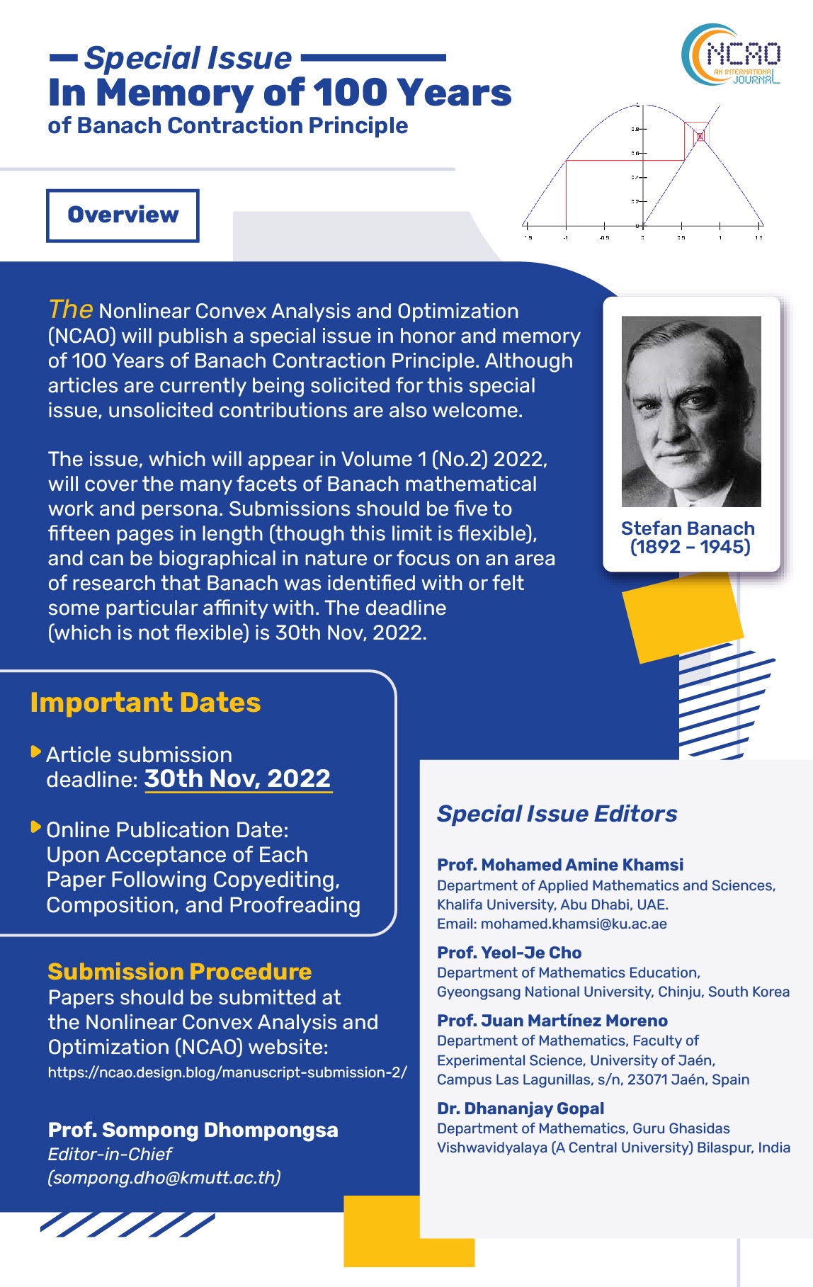Nonlinear Convex Analysis and Optimization: – An International Journal on Numerical, Computation ...