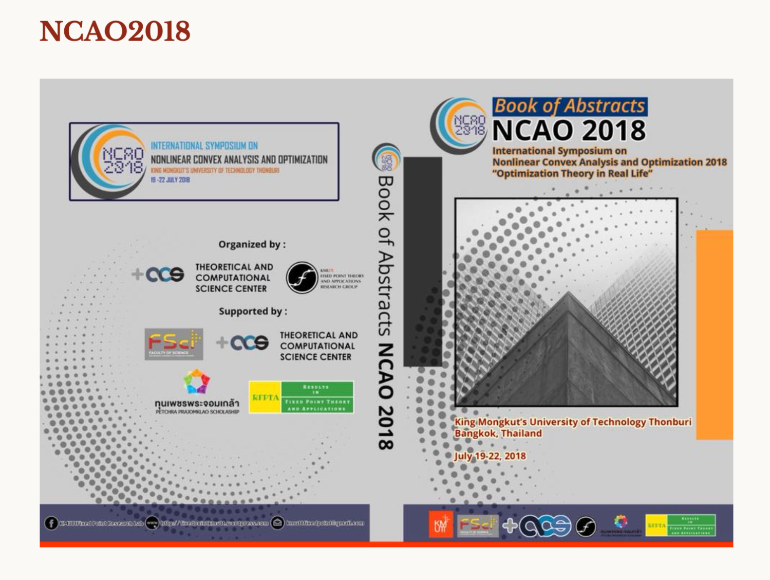 Nonlinear Convex Analysis and Optimization: – An International Journal on Numerical, Computation ...