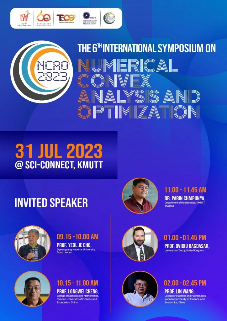 Nonlinear Convex Analysis and Optimization: – An International Journal on Numerical, Computation ...